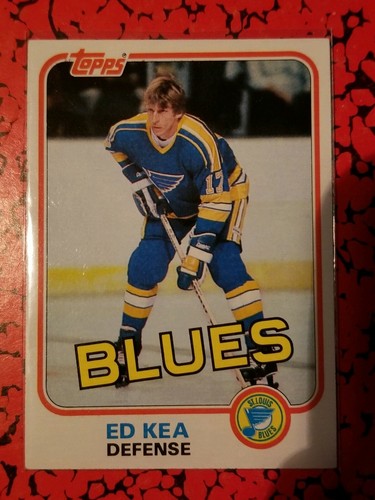 1981-82 Topps Hockey #118 Ed Kea, St. Louis Blues | eBay