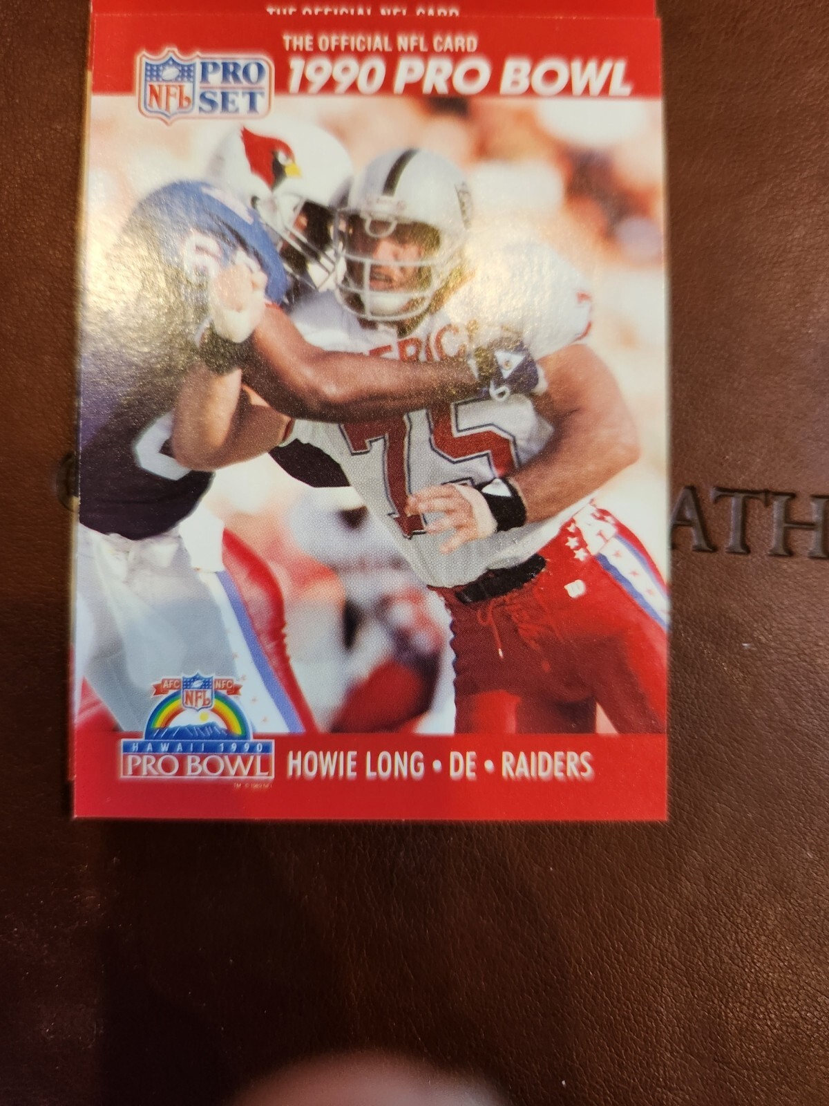 1990 Pro Set Pro Bowl Vintage 90's Card #351 Howie Long Los Angeles ...
