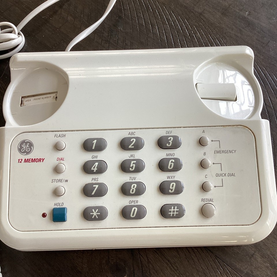 Vintage Retro GE Telephone 12 Number Memory Model 2-9240A Classic Style ...