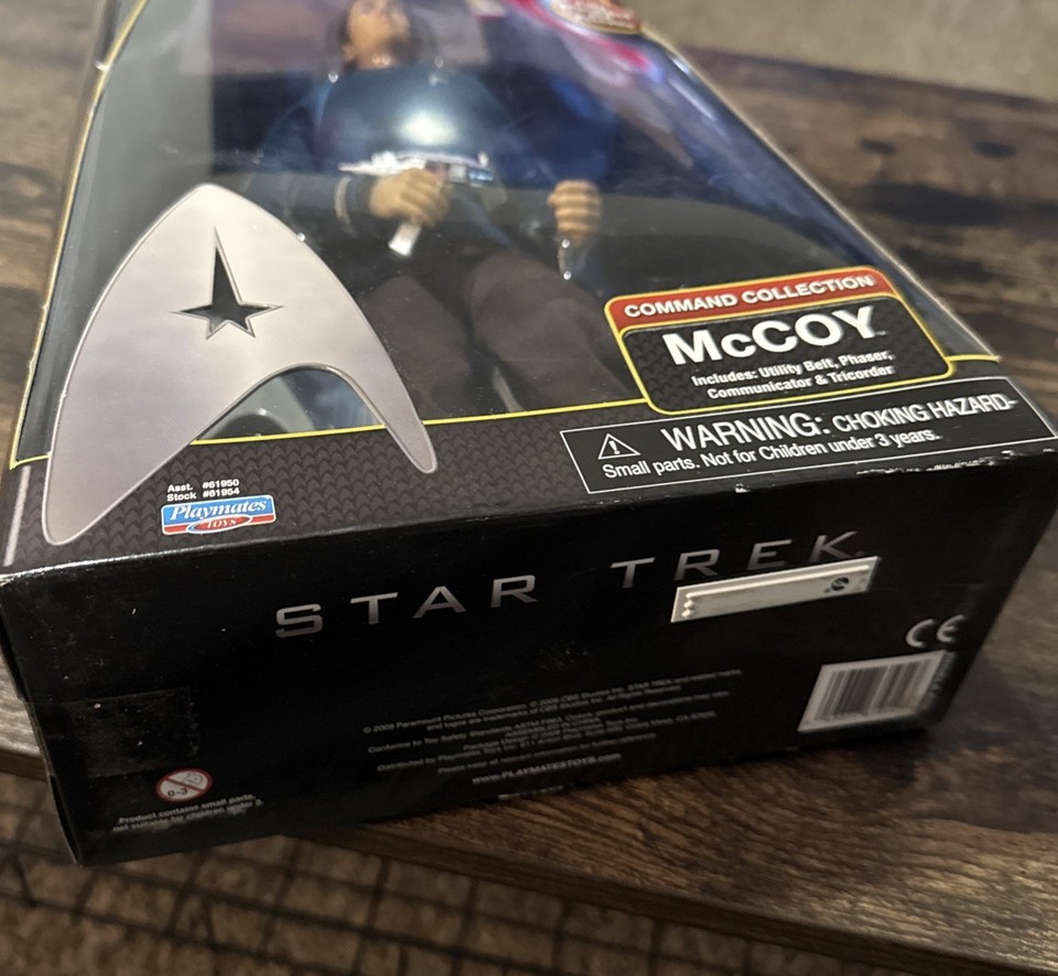 Playmates Star Trek Movie Command Collection McCoy 12 Inch Action ...