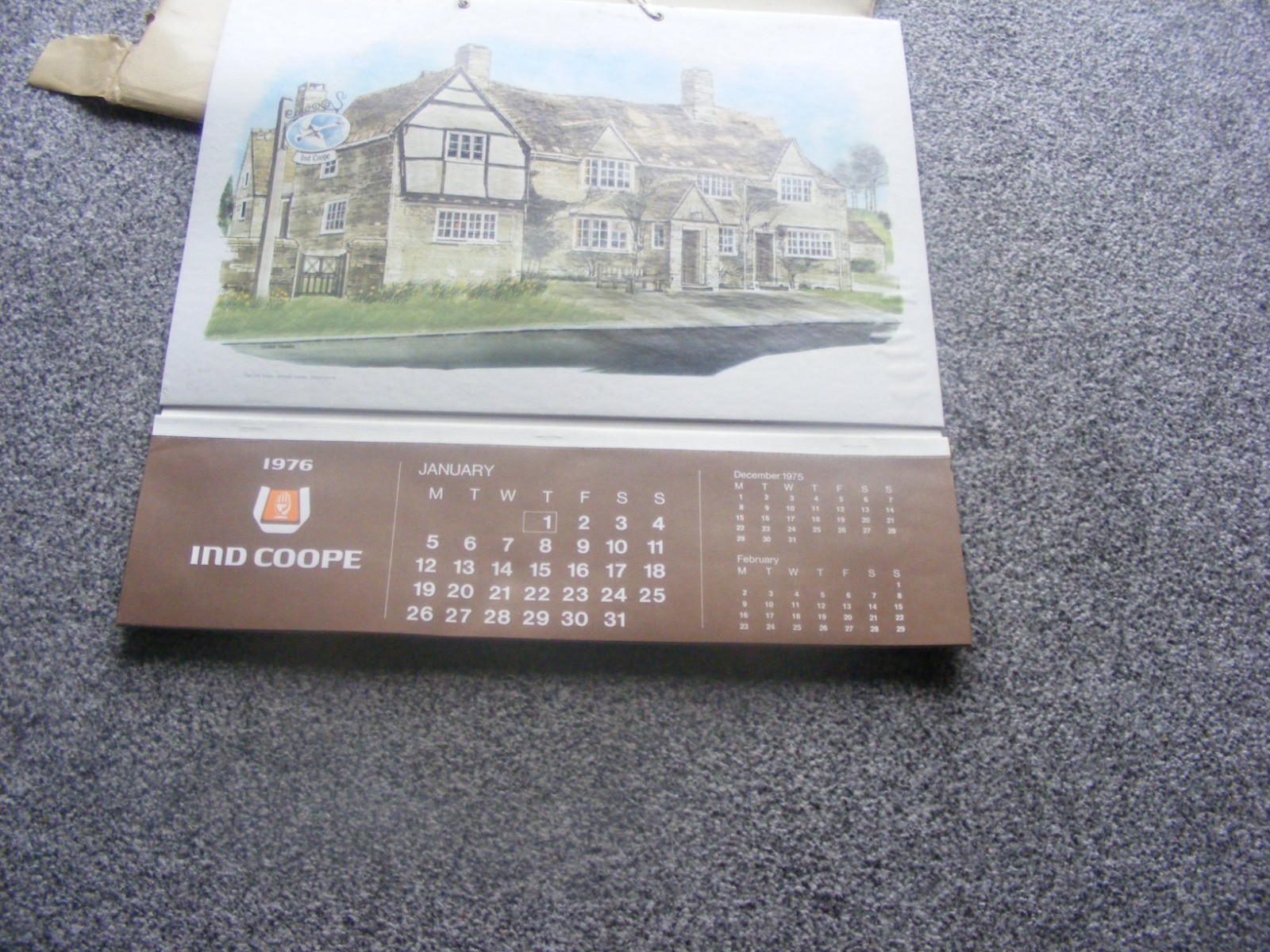 vintage ind coope brewery advertising calender 1976. the old swan ...