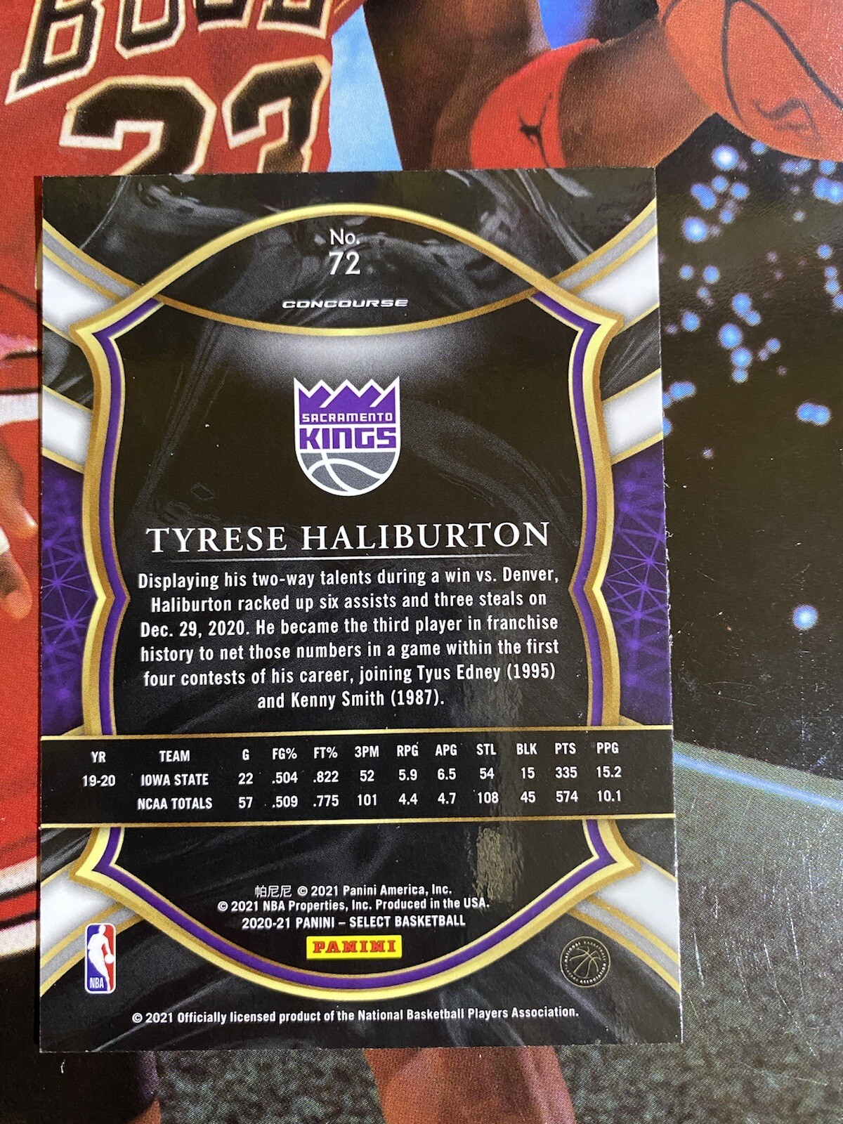 2020-21 Select Tyrese Halliburton Concourse Blue Rookie Card 72 🔥🔥🔥 ...