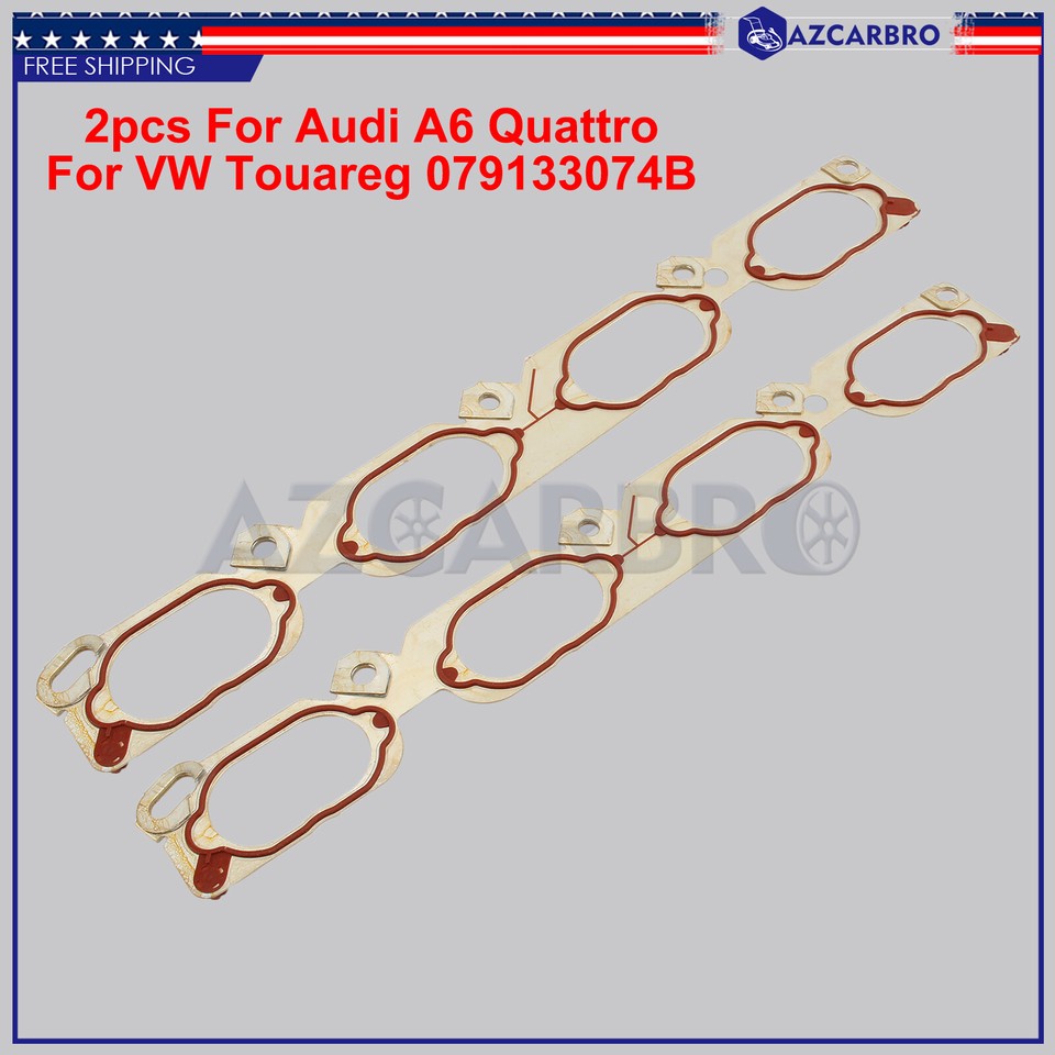 2pcs Intake Manifold Gasket 079133074B For AUDI 2007-2009 A8 Quattro Q7 ...
