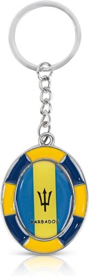 SandT Collection Caribbean Flag Oval Keyring Keychain | eBay