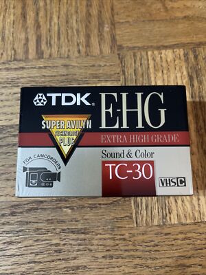 TDK EHG TC30 Cassette | eBay