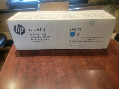 Genuine HP CF411XC Cyan Toner Open Box SEALED CLAMSHELL | eBay
