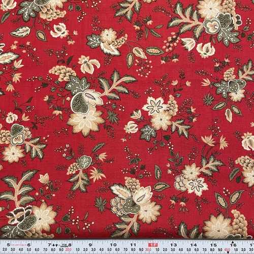 Merriment by Sentimental Studios for Moda Florals on Red Cotton by the ...