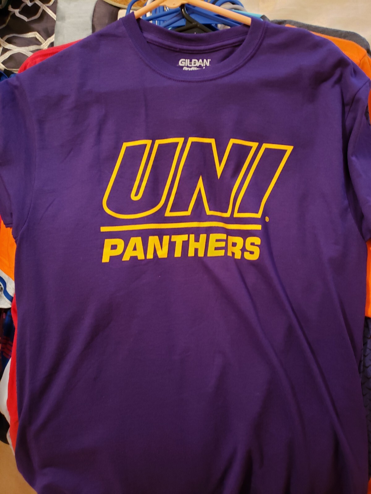 UNI Panthers Purple Mens Medium Tee | eBay