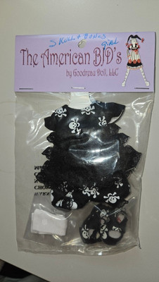 Goodreau Doll Outfit - Skull and Bones - Girl | eBay