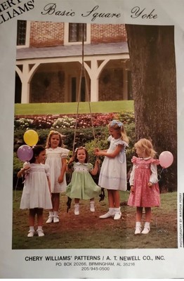 CHERRY WILLIAMS HEIRLOOM PATTERNS SQUARE YOKE HEIRLOOM DRESS* GIRLS 6 ...