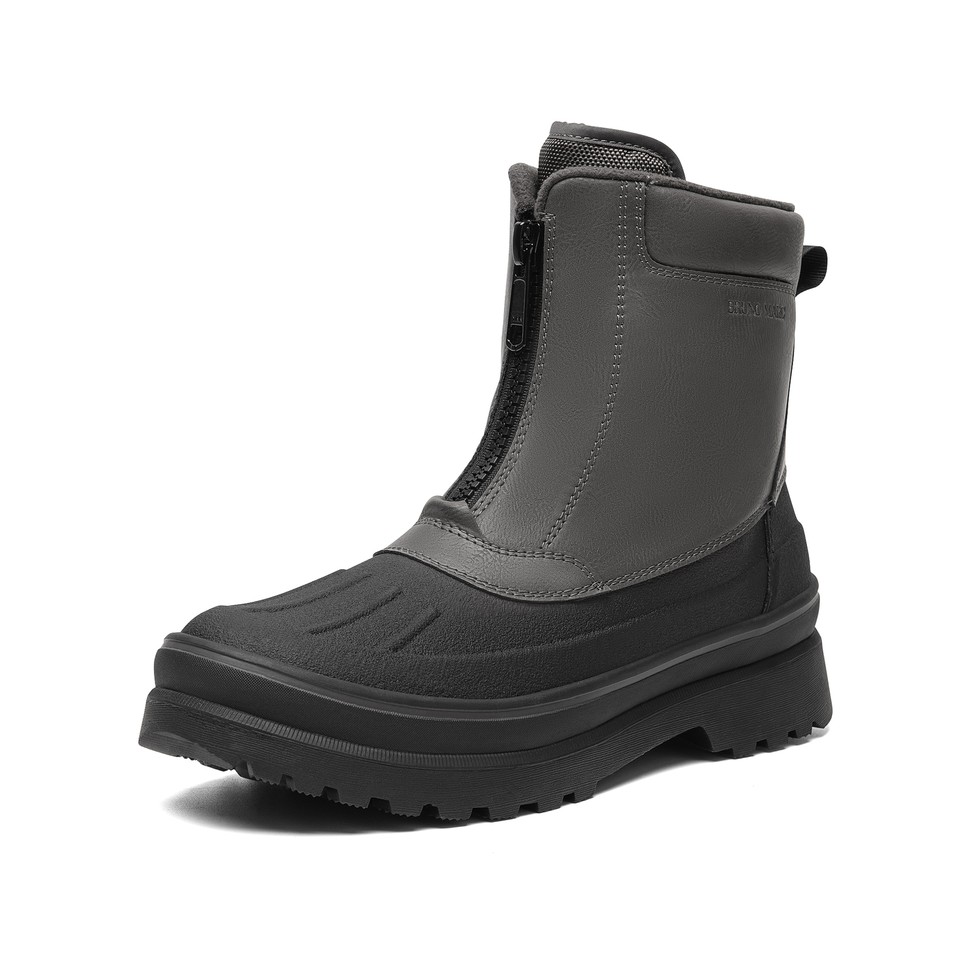 Men Snow Boots Insulated Waterproof Winter Warm Work Boots Hiking Boots ...