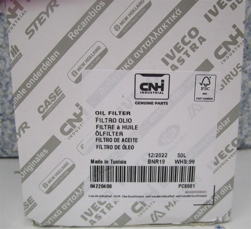 CNH Case New Holland 84228488 Oil Filter GENUINE OEM | eBay