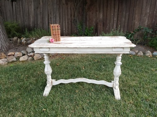 Antique c. 1800's Painted Wood Butterfly Table * Expanding Refectory ...