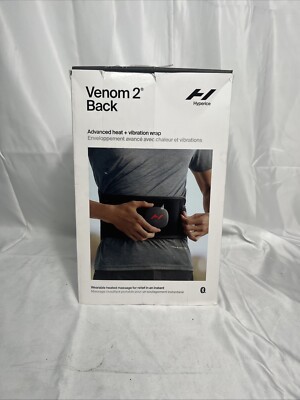 Hyperice Venom 2 Heated Back Massage Wrap, Black | eBay