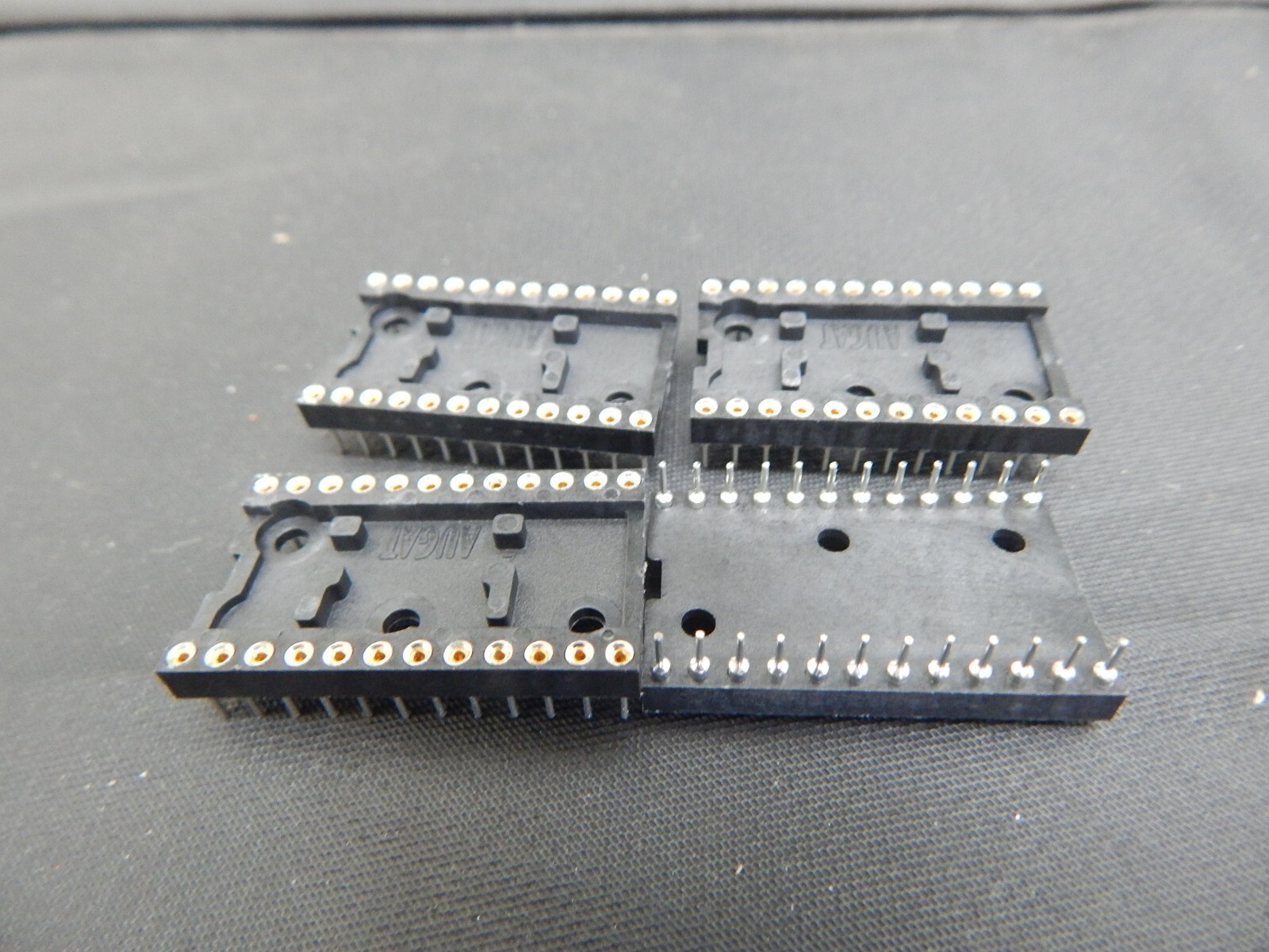 AUGAT 524-AG11D-ES MACHINED PIN 24 PIN DIP SOCKET 2.54mm - LOT OF 4 ...