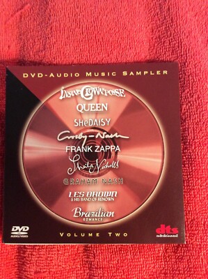 DVD AUDIO MUSIC SAMPLER TWO 2 QUEEN ZAPPA NASH INSANE CLOWN POSSE BROWN ...
