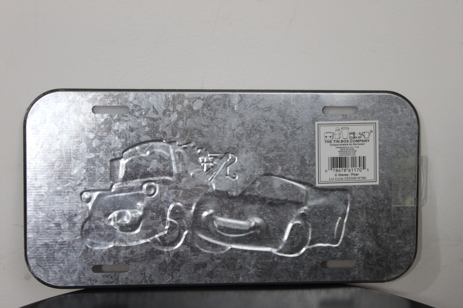 2-SET CARS LICENSE PLATES Lightning McQueen Tow Mater Pixar Movie Signs ...