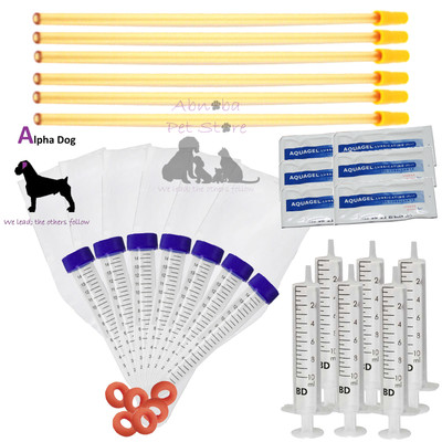 6 Flex Tip Complete AI Kits Dog ArtificiaI Insemination Tube Sheath ...