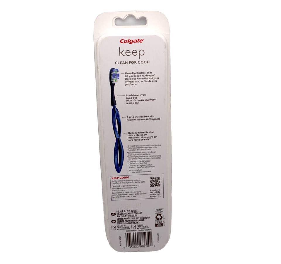 * Colgate Keep * - Deep Clean Starter Kit Aluminum Handle + 2 Brush ...