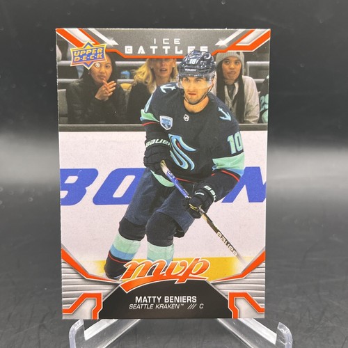 Matty Beniers 2022-23 Upper Deck MVP Ice Battles Rookie Card RC #244 (B ...