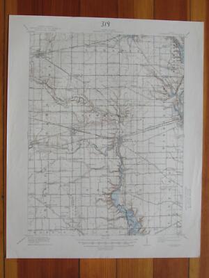 Covington Ohio 1946 Original Vintage USGS Topo Map | eBay