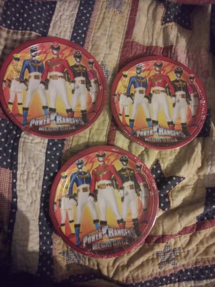 Power Rangers Classic Mighty Morphin MEGAFORCE Birthday Party Dessert ...