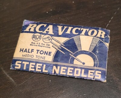 gramophone phonograph needle packet With Few Needles Only Rca Victor ...