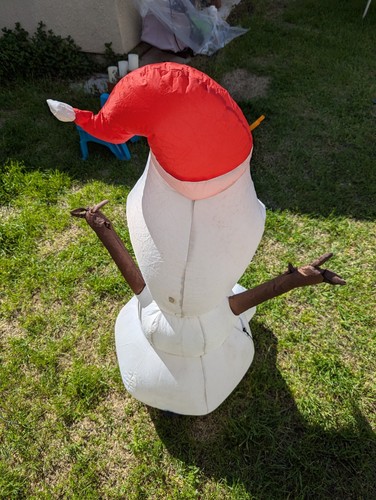 Disney Olaf Inflatable Frozen Airblown Christmas Decor LED In Box 3.5 ...