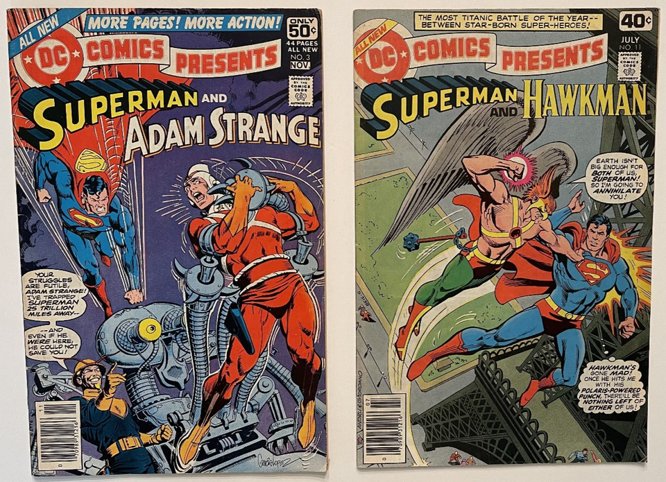 DC COMICS PRESENTS SUPERMAN LOT OF 43 BOOKS! 6 KEYS! 1978 | eBay