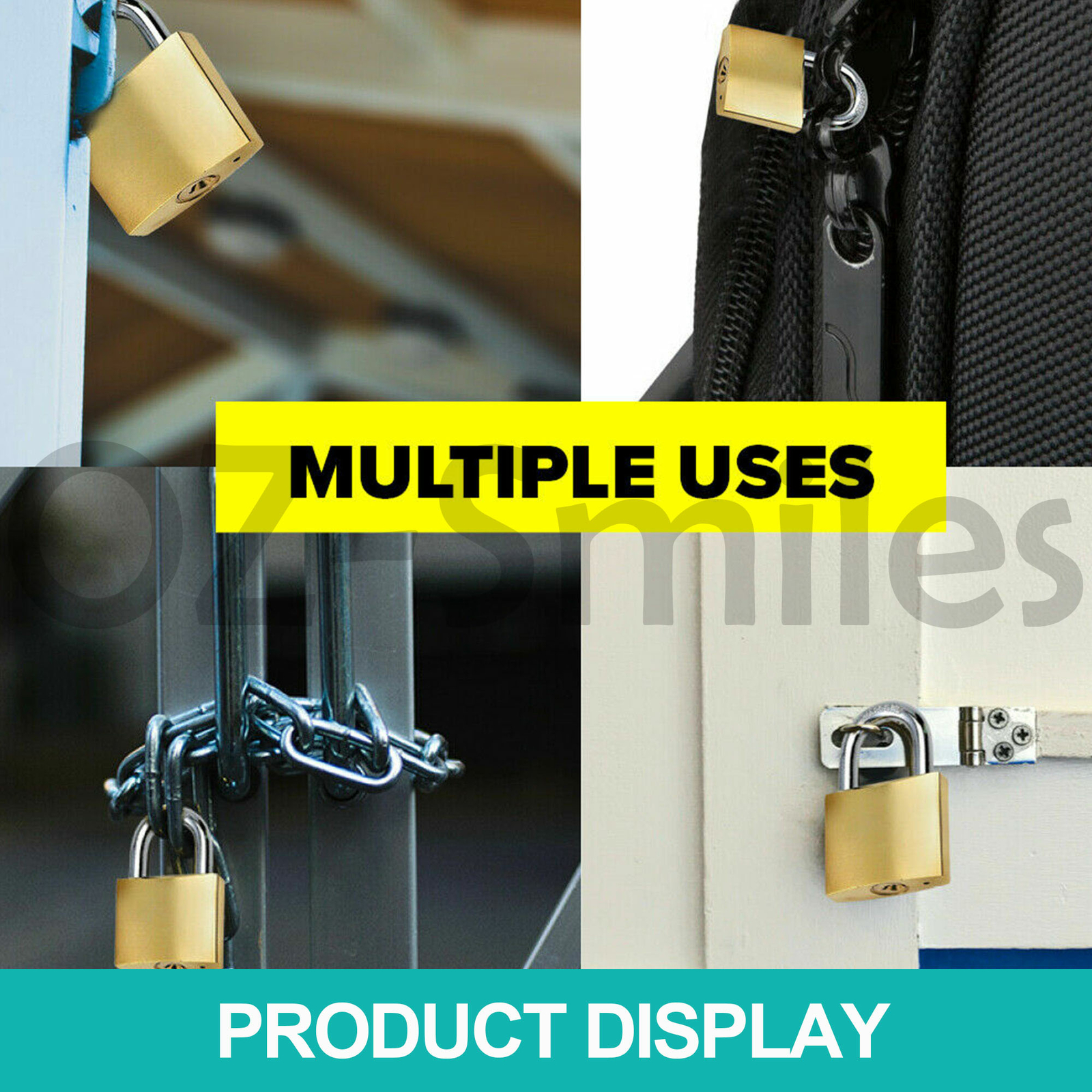 Handy Hardware® 4PCE Padlocks Strong Secure Multipurpose 58mm | eBay ...