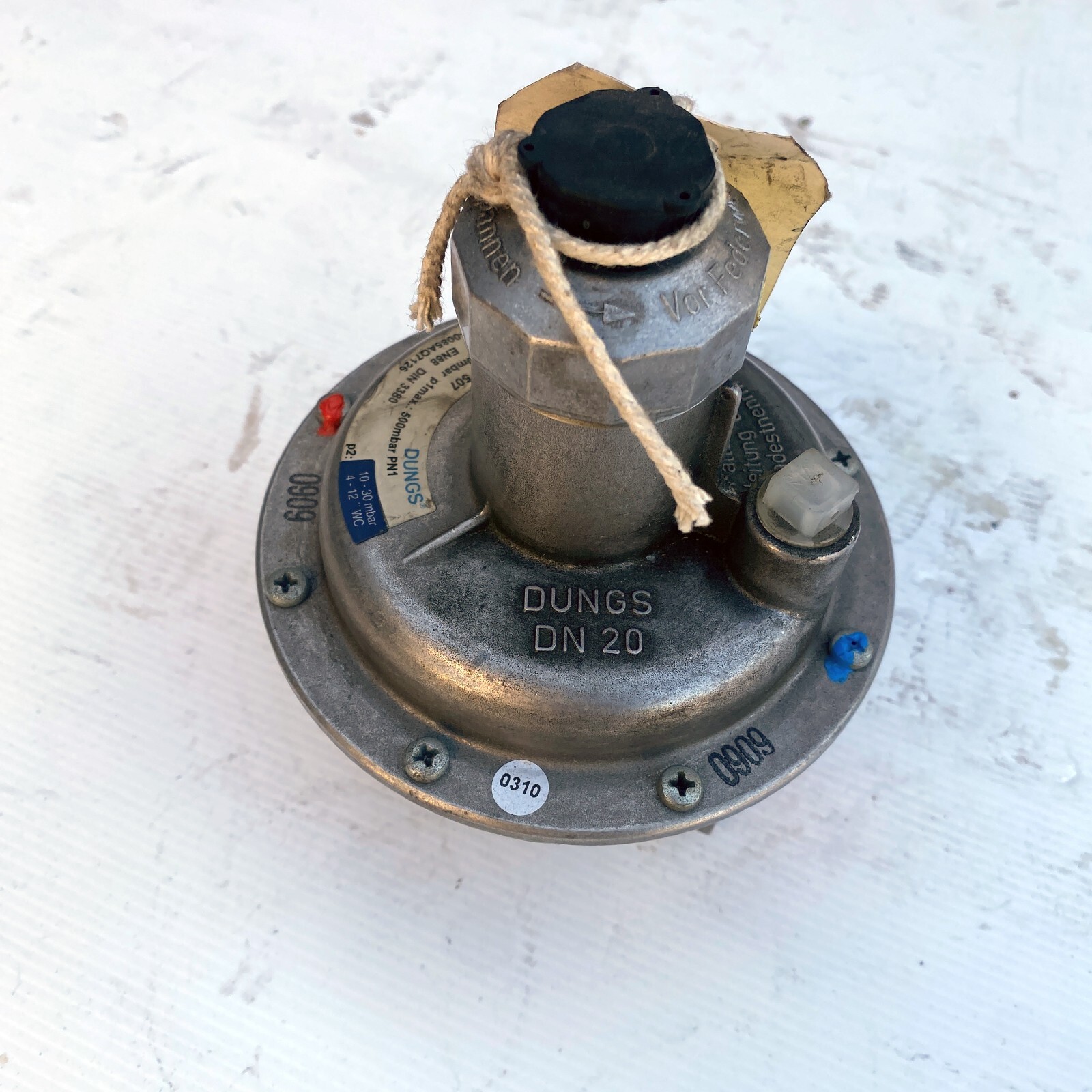 DUNGS technic FRS 507 GAS Pressure REGULATOR 500 mbar DN20 CE ...