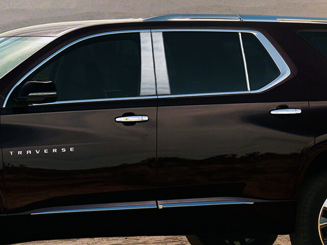 CHEVY TRAVERSE CHROME PILLAR POSTS Fits 2018-2023 INCLUDES 6PCS | eBay