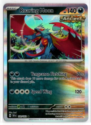 Pokemon Temporal Forces Holo Rare 109/162 Roaring Moon | eBay