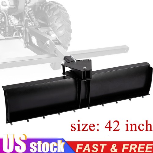 42" ATV/UTV Adjustable Scrape Blade, Dirt Ground Leveler Snow Plow Kit ...