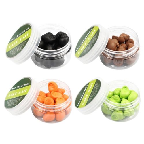 15Pcs Baits Artificial River Snails for Carp Fishing Lures Hair Rig ...