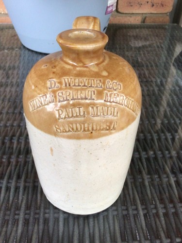 Near mint quart size D.White & Co Pall Mall Sandhurst Demijohn | eBay