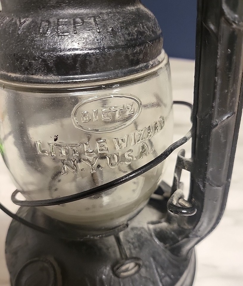 Vintage Dietz LOC-NOB LITTLE WIZARD Railroad- Barn Lantern | eBay