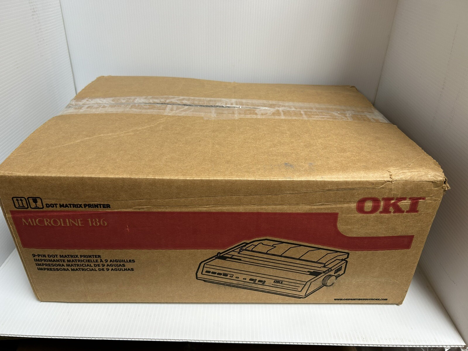 Okidata Microline 184 Turbo Parallel Dot Matrix Printer 62408901 for ...