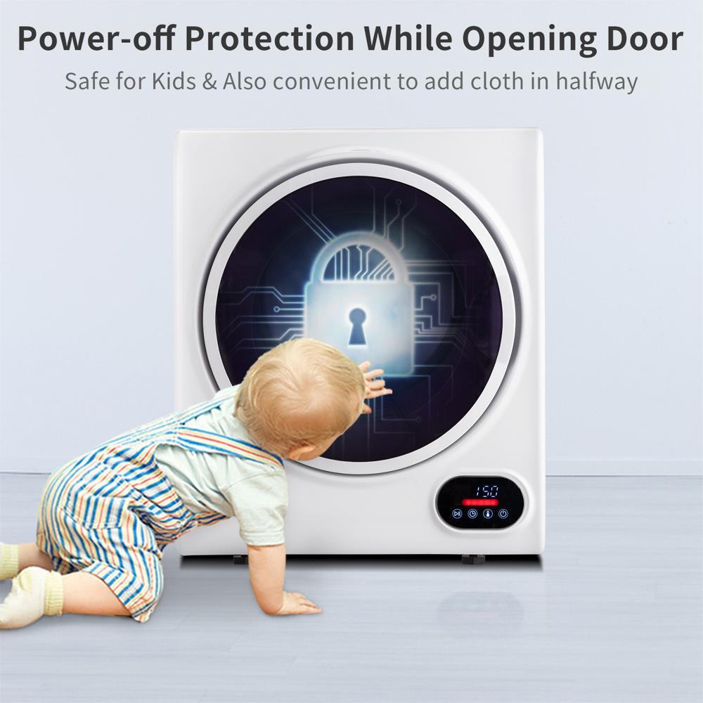 Portable Auto Electric Laundry Clothes Dryer Tumble 5.5lbs Dryers ...