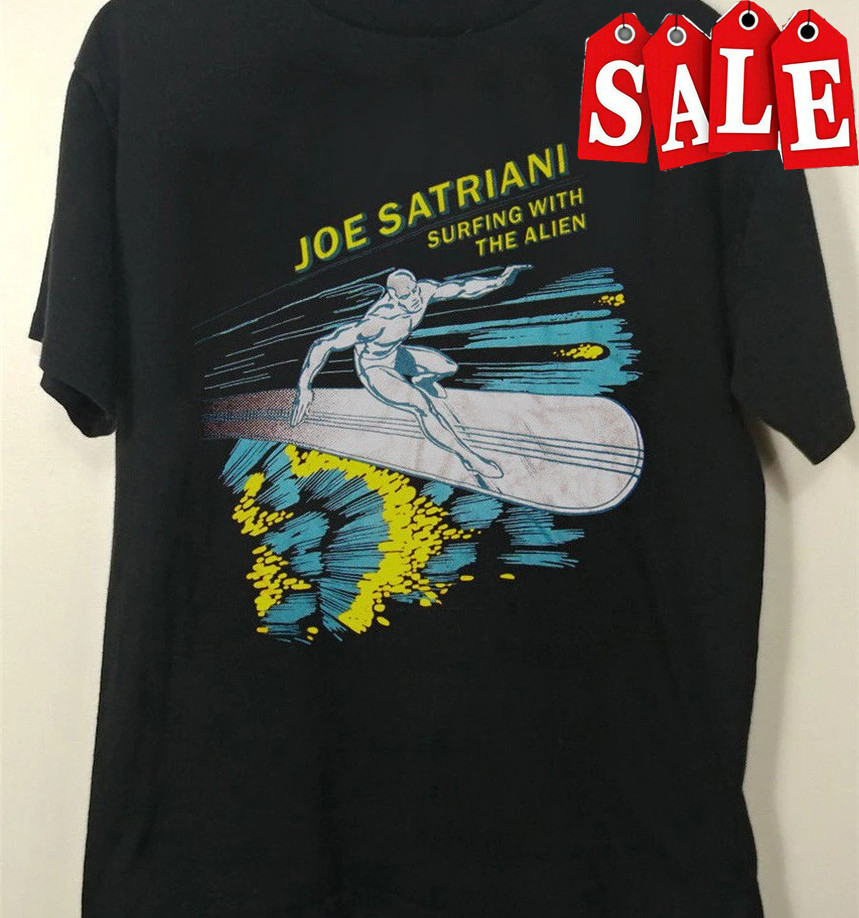 Rare Joe Satriani Silver Surfer Surfing With Alien Bl… - Gem