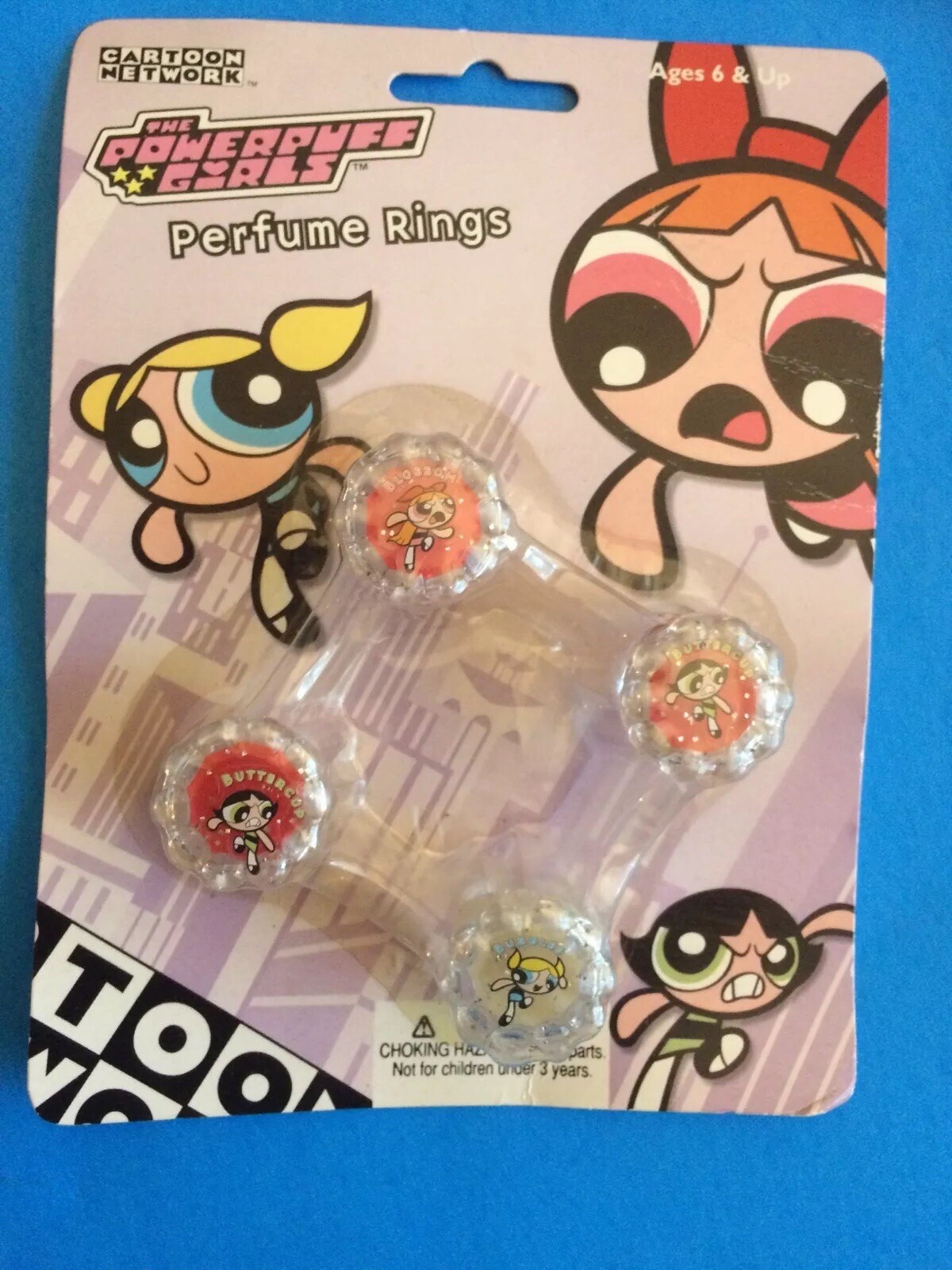 The Powerpuff Girls Perfume Rings New | eBay