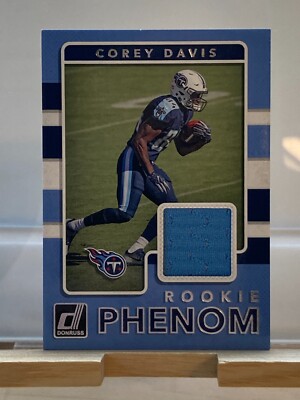 2017 Donruss Optic Rookie Phenom Jersey Patch Relic #3 Corey Davis ...