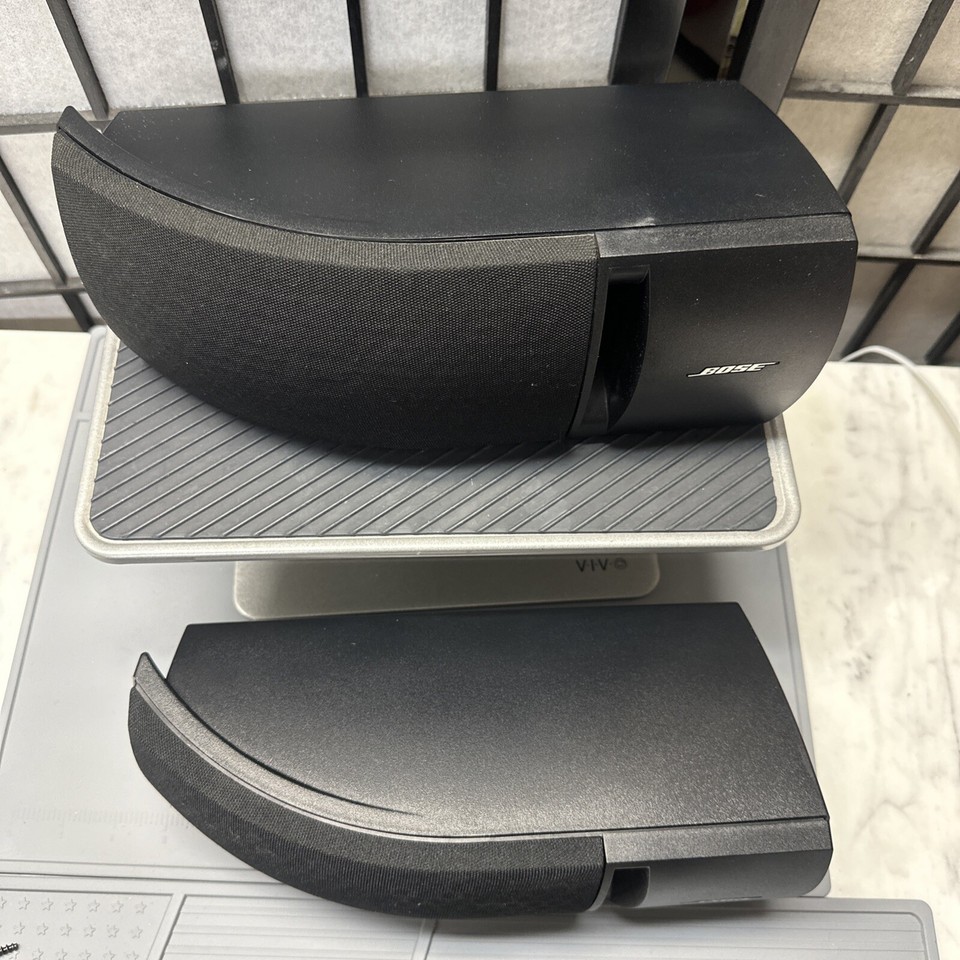 Bose 161 Black Pair Right Left Bookshelf Speakers *Tested Working | eBay