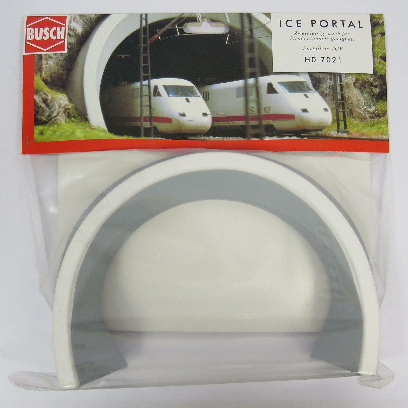 BNIB OO / HO BUSCH 7021 ICE TUNNEL PORTAL FOR DOUBLE TRACK | eBay