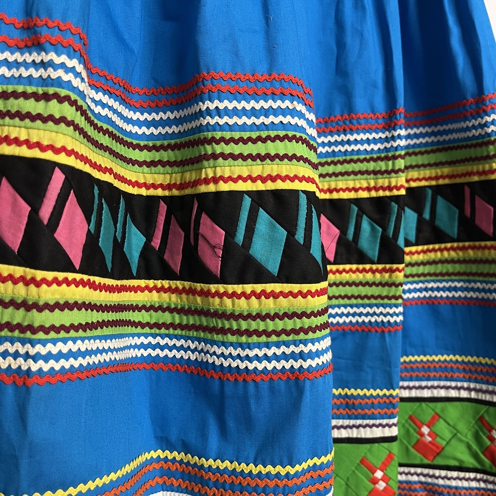 Vintage Seminole Native American Authentic Ric Rac Pa… - Gem