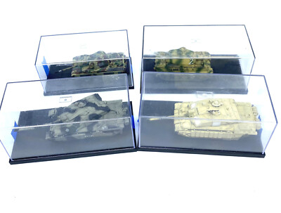 Dragon Armor 1/72 Scale 4 Tanks Panther King Tiger Kingtiger Modern MBT ...
