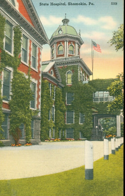 Pennsylvania PA postcard Shamokin, State Hospital linen Mebane | eBay