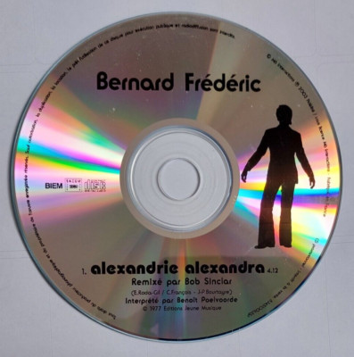POELVOORDE CHANTE CLAUDE FRANÇOIS - ALEXANDRIE ALEXANDRA CD PROMO REMIX ...