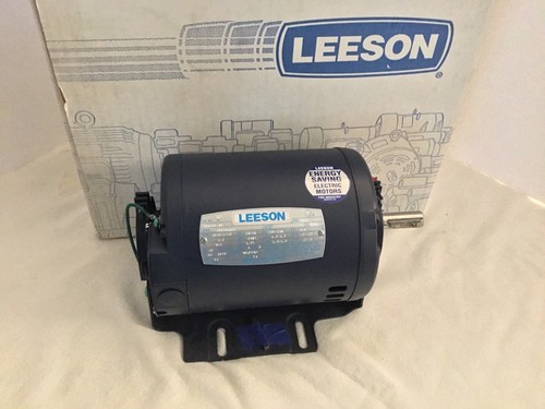 Leeson Electric Motor 101639.00 1/3 HP 3450Rpm 3PH 208-230/460 Volt S56 ...