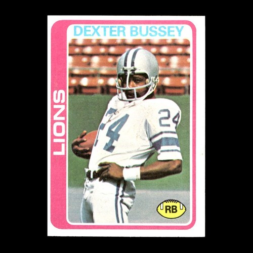 Dexter Bussey 1978 Topps Detroit Lions #427 R309D 1 | eBay